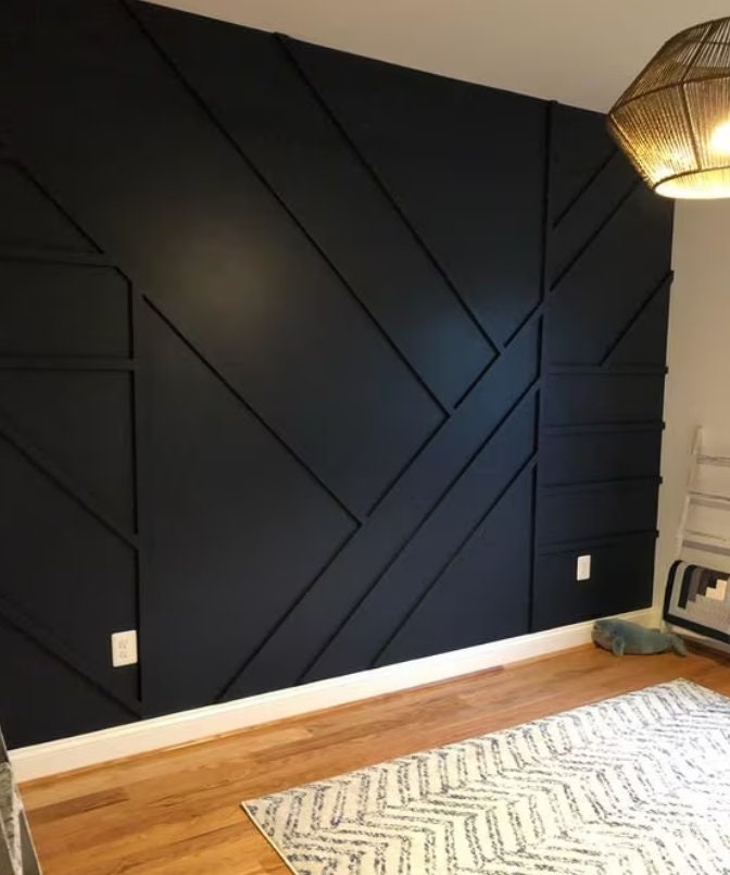 Customized Accent Wall Plans, Amazing Wall Design, Trim Wall Design ...