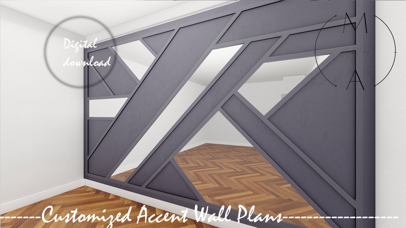 Customized Accent Wall Plans, Amazing Wall Design, Trim Wall Design ...