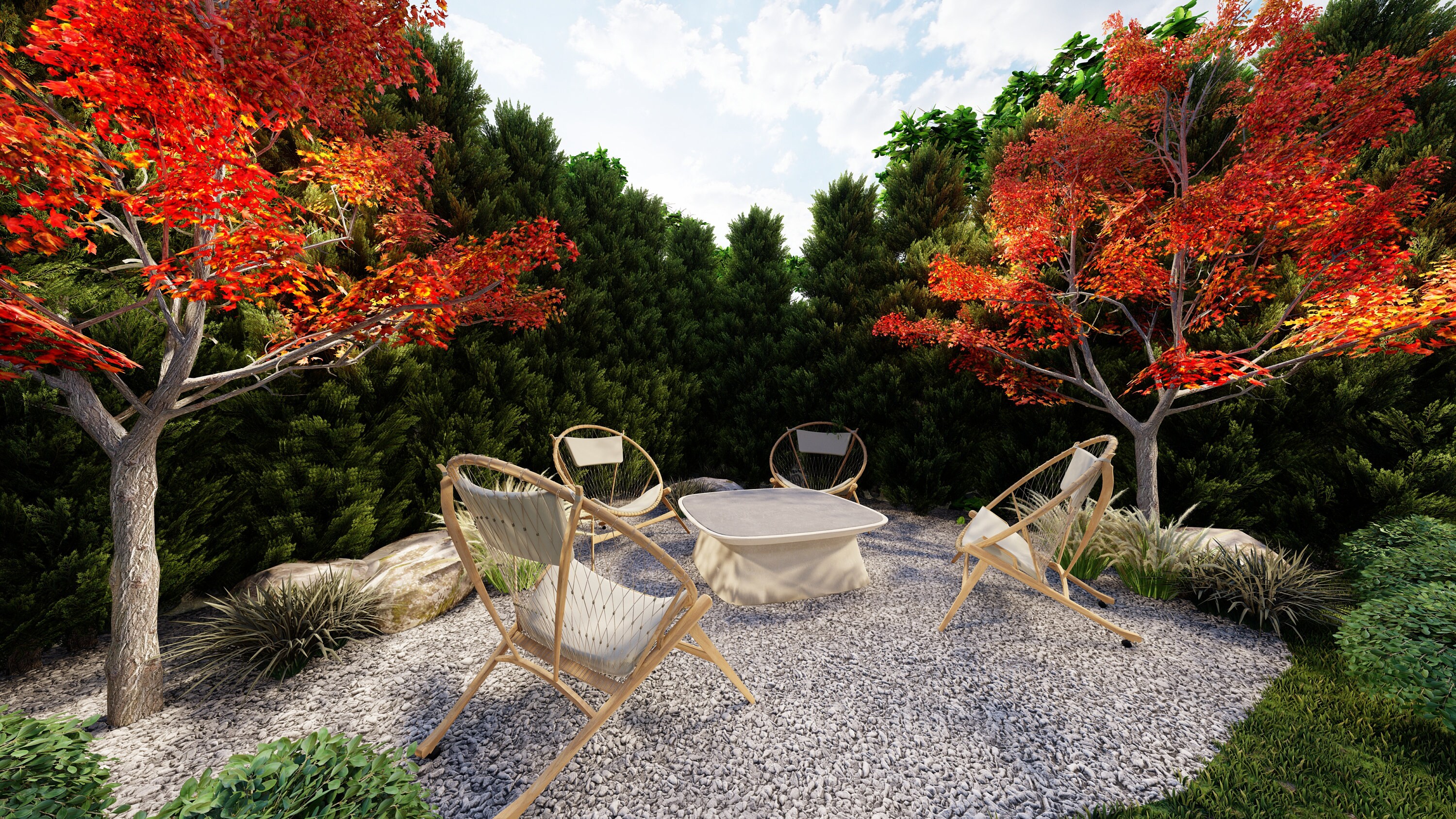 Online Backyard Design, Backyard 3D Rendering, 3d Rendering, Custom ...