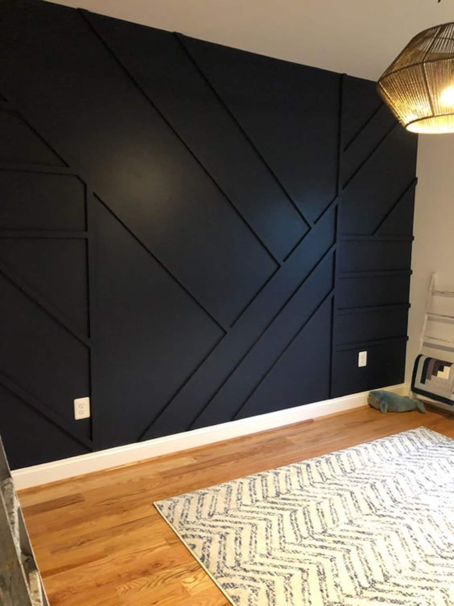 Custom Accent Wall Design Plans, Trim Wall Blueprints (digital Download ...
