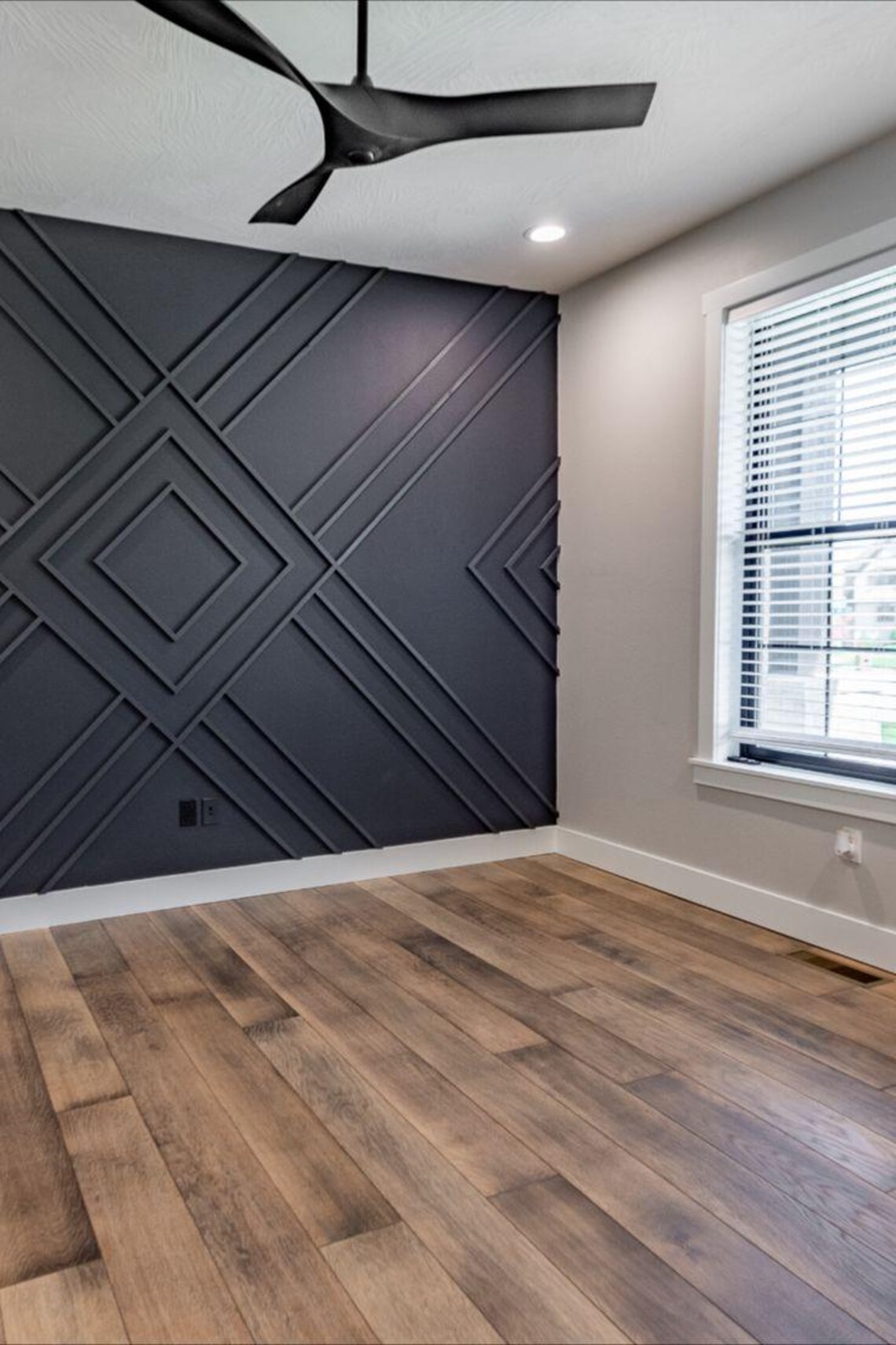 Custom Accent Wall Design | Blueprint & Cut List (digital Download) - Etsy