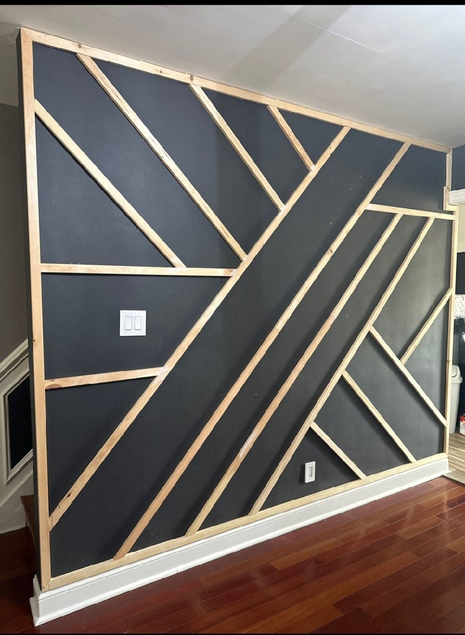 Customized Accent Wall Plans, Amazing Wall Design, Trim Wall Design ...