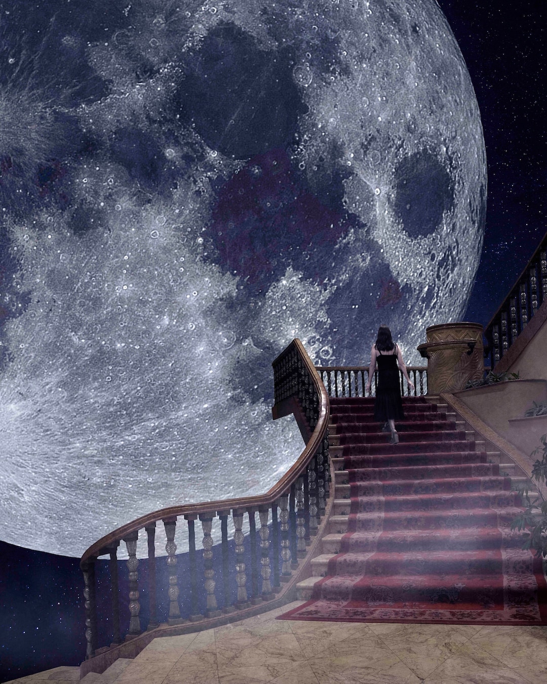 Stairway Moon, Limited Edition Print - Etsy