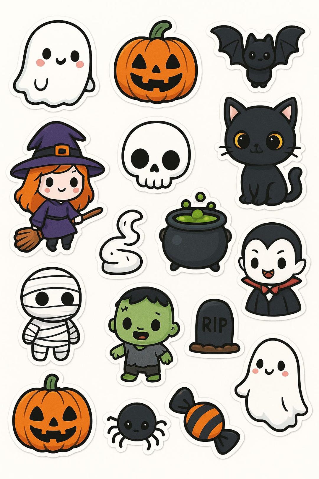 Spooky Stickers - Etsy Australia