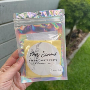 Wedding Favour Stickers | Custom Wedding Stickers | His and Her ...