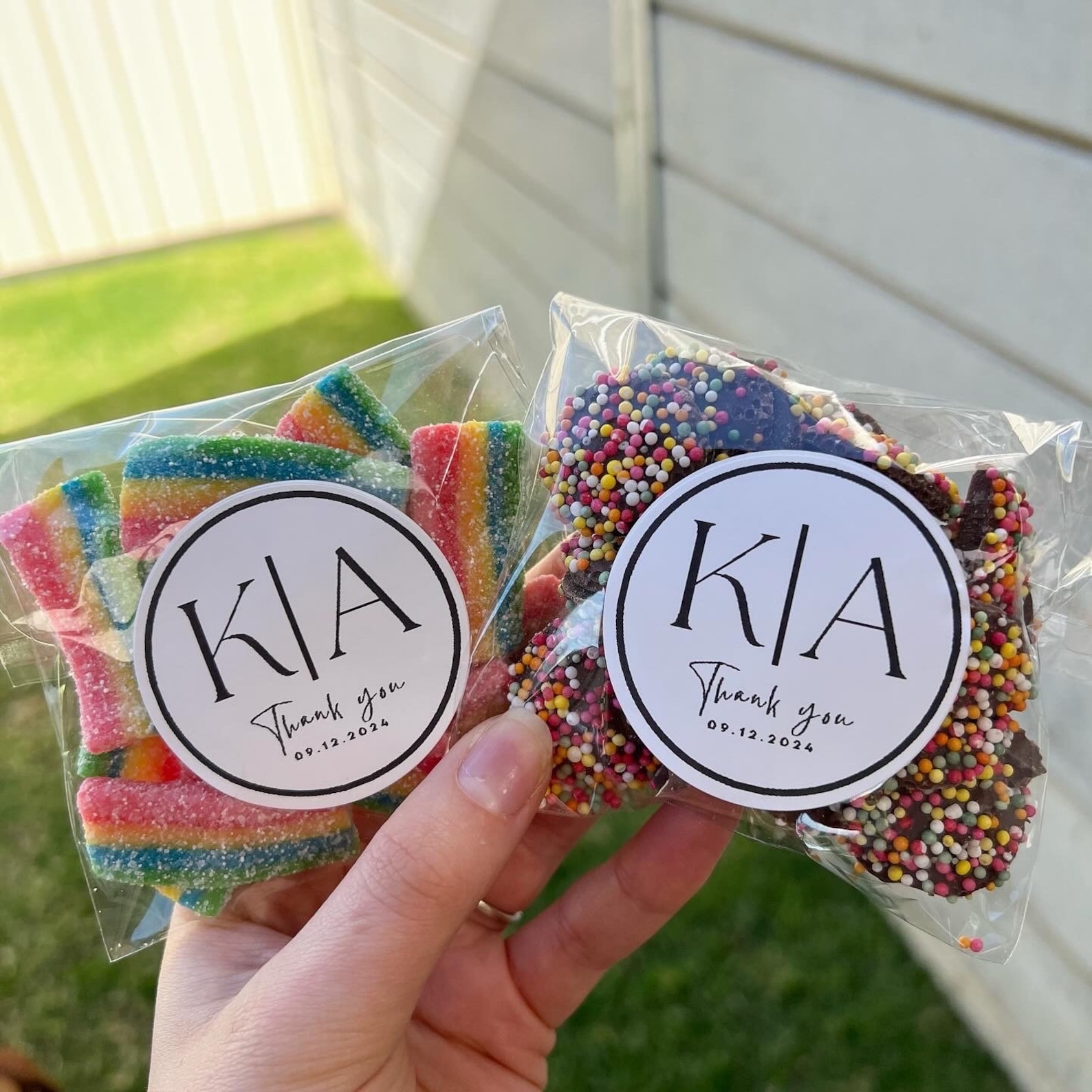 Wedding Favour Stickers | Custom Wedding Stickers | His and Her ...