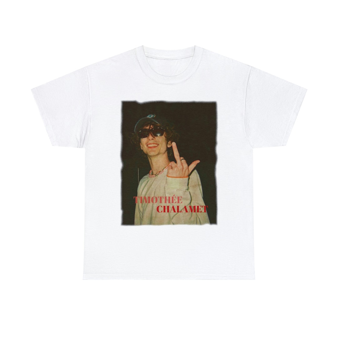Timothée Chalamet Middle Finger Shirt - Etsy