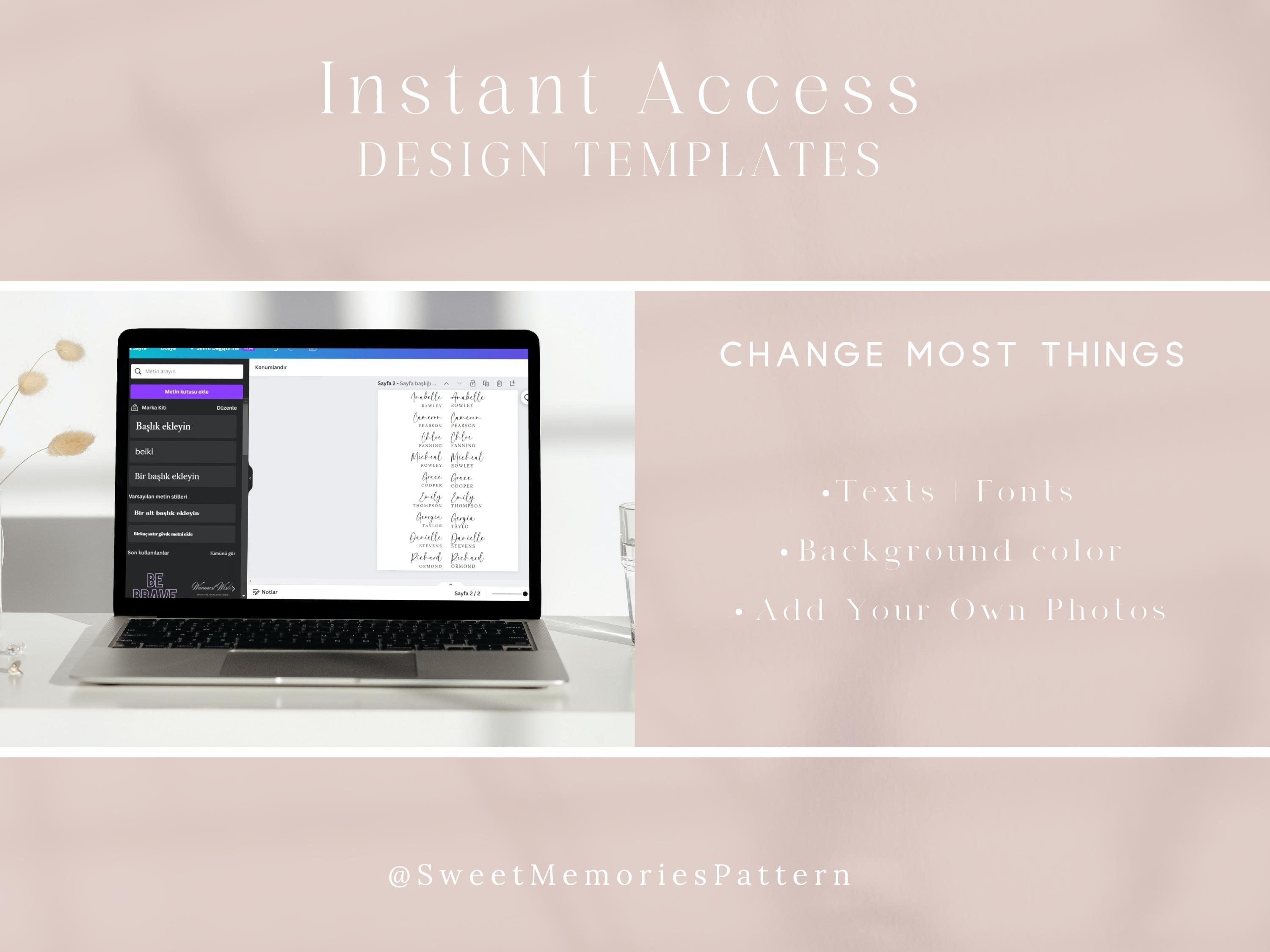 Arch Wedding Invitation Template Set, Minimalist Wedding, RSVP Card ...