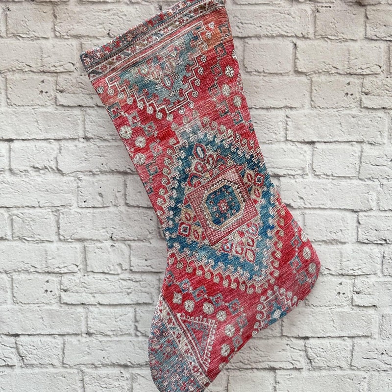 Turkish Kilim Rug Stockings - Etsy