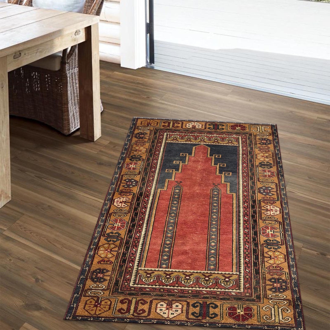 Vintage Design Prayer, Red Prayer, Islamic Rugs, Muslim Rug, Cool Rug ...