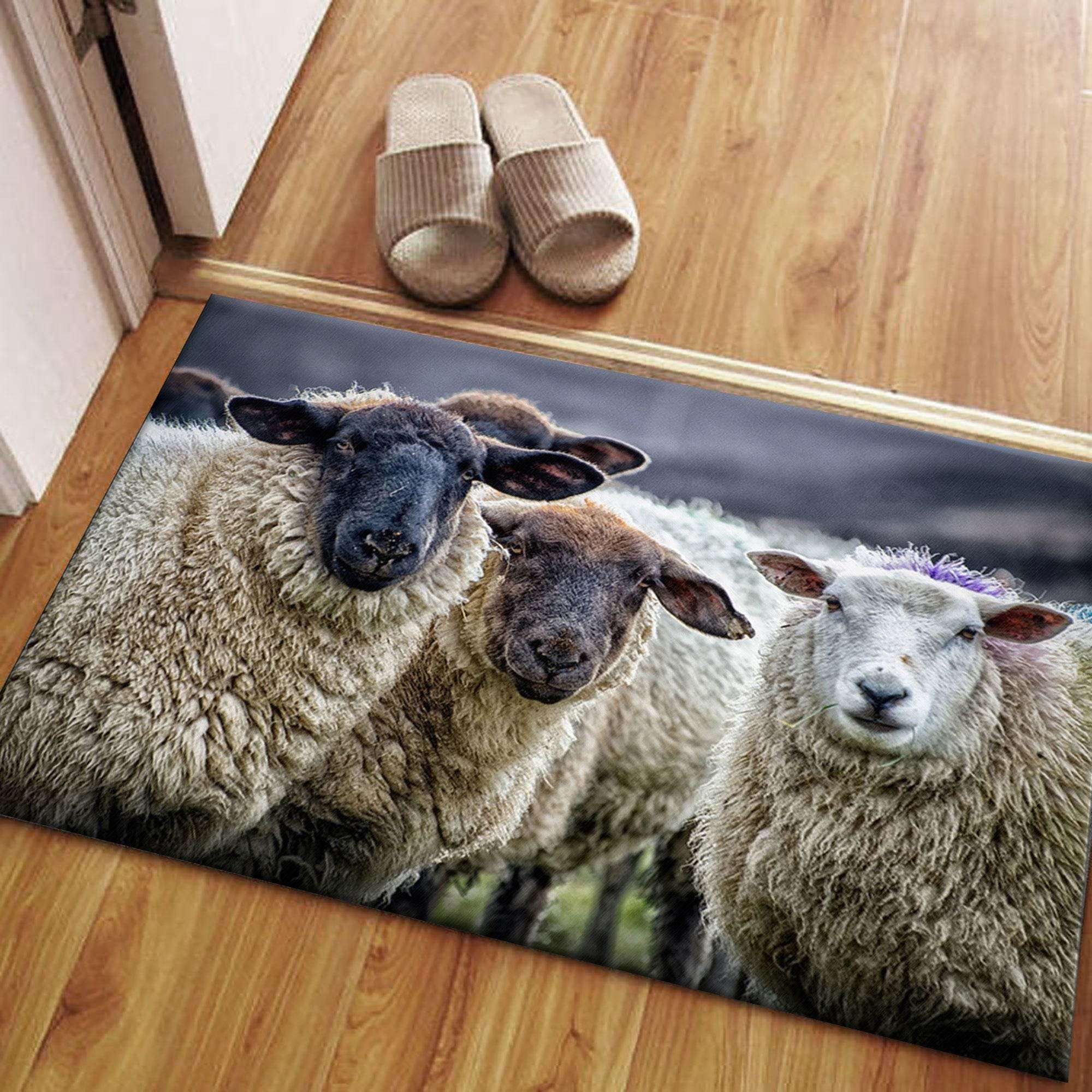Sheep Rugs, Farmhouse Rugs, Farm Rug, Animal Rug, Wall Hanging Rug ...