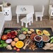Fruits Vegetables Rugs, Kitchen Rugs, Eat Rug, Modern Rugs, Corridor ...