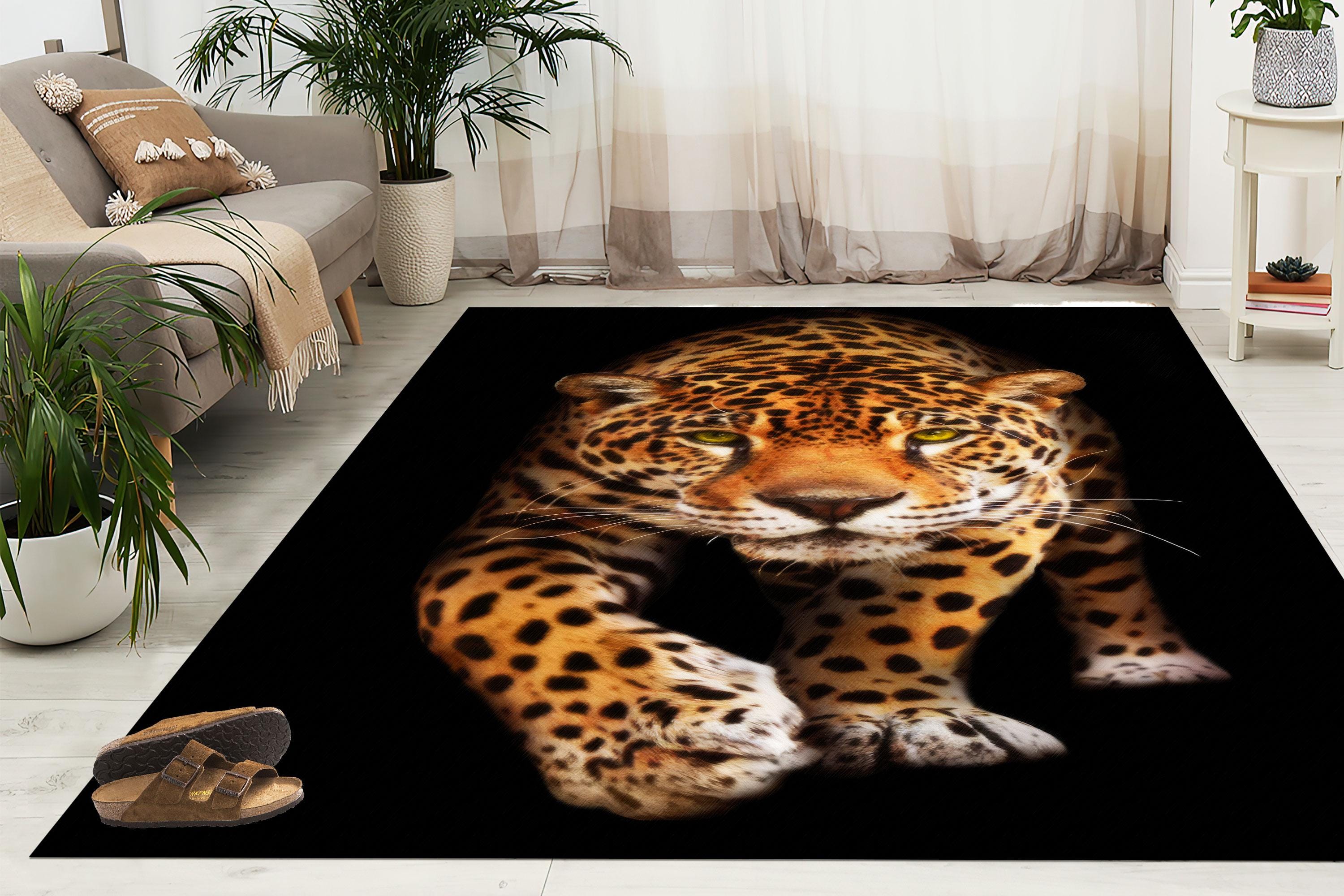 Leopard Rug, Wildlife Rug, Wild Animal Rugs, Animal Rug, Custom Rug ...