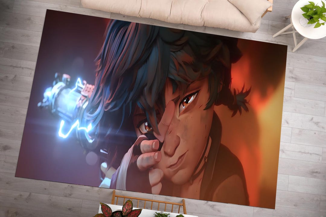 Jinx and Ekko, Arcane Rug, Home Decoration, Game Room Decor ...