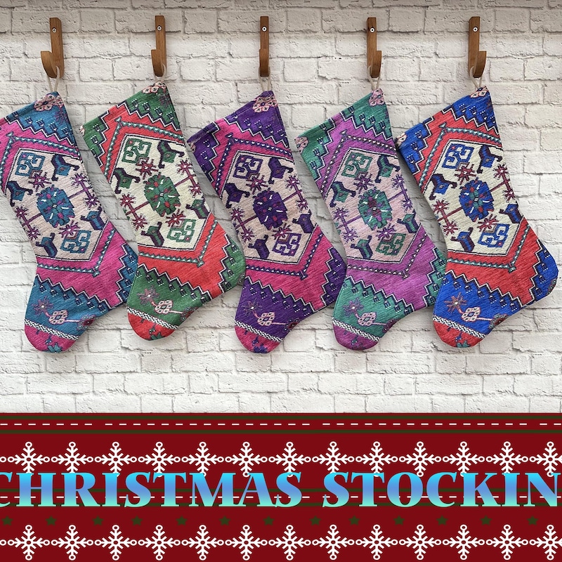 Modern Stocking - Etsy