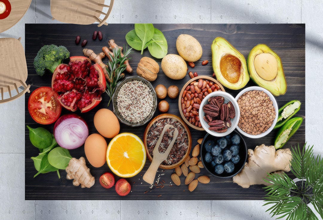 Fruits Vegetables Rugs, Kitchen Rugs, Eat Rug, Modern Rugs, Corridor ...