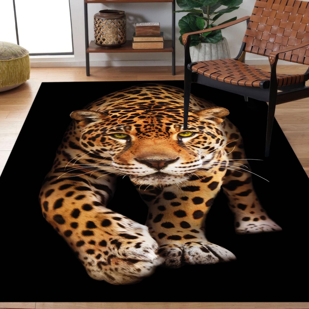 Leopard Rug, Wildlife Rug, Wild Animal Rugs, Animal Rug, Custom Rug ...