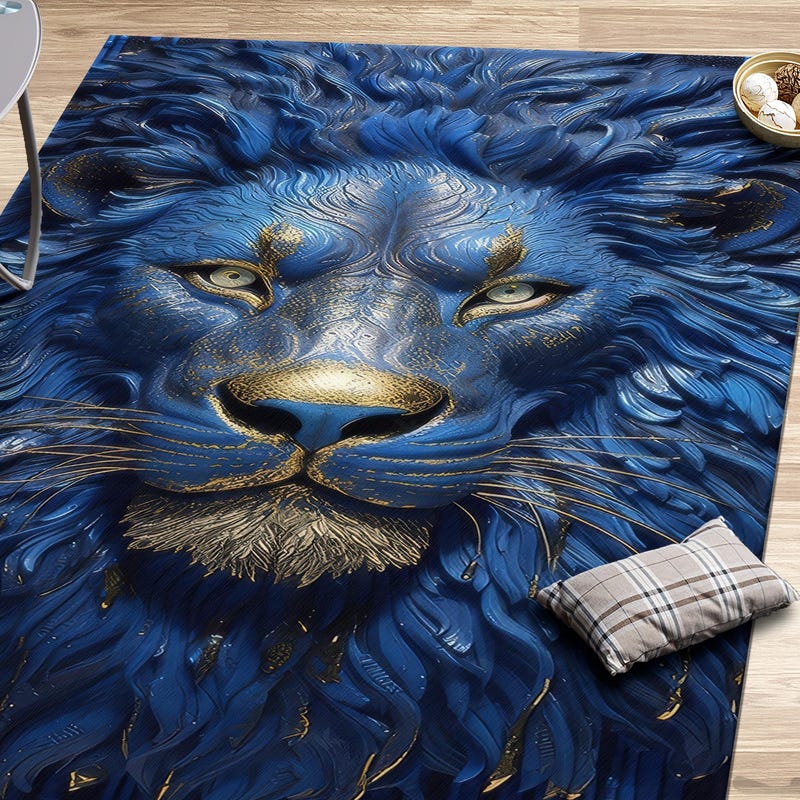 Lion Rug - Etsy