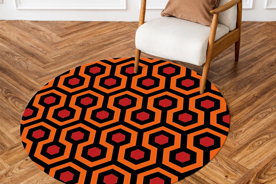 The Shining Rug, Hexagon Pattern Rug, Geometric Rugs, Modern Rugs, Non ...