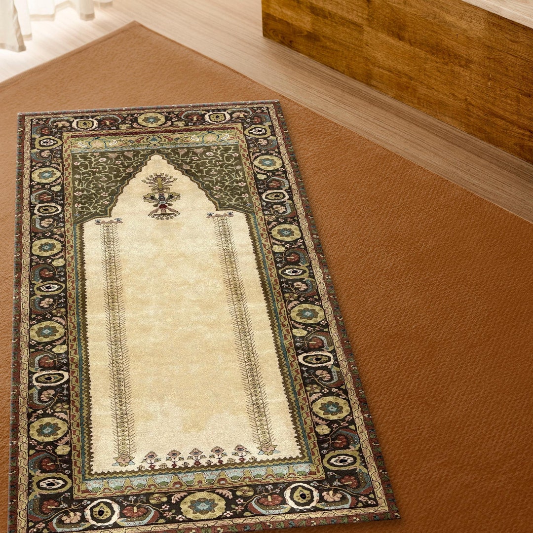 Vintage Pattern Prayer, Prayer Rugs, Vintage Style Rugs, Muslim Rug ...