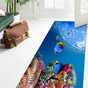 Office Rug, Bathroom Rug, 3D Printeds Rug, Housewarming Gift ...