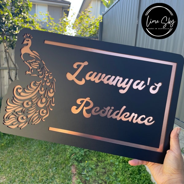 Copper Address Plate - Etsy