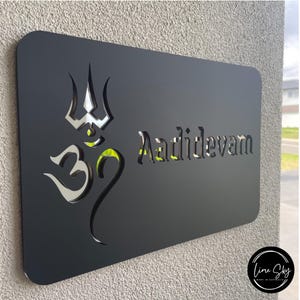 Modern House Signs | Hindu Door Number Plaque | Mailbox Address ...