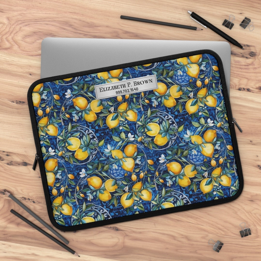 Custom Amalfi Laptop Sleeve, Personalized La Dolce Vita Computer Case ...