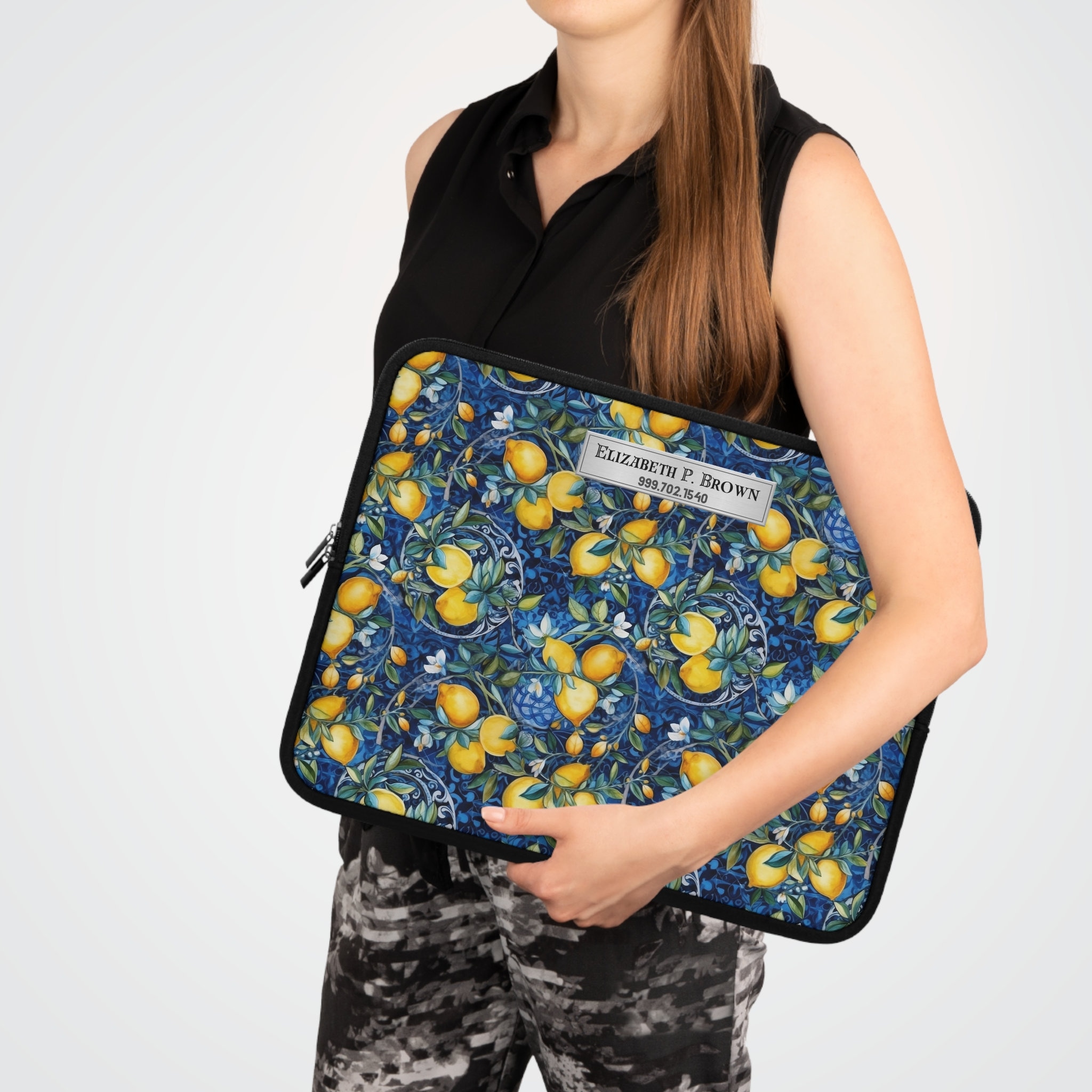 Custom Amalfi Laptop Sleeve, Personalized La Dolce Vita Computer Case ...