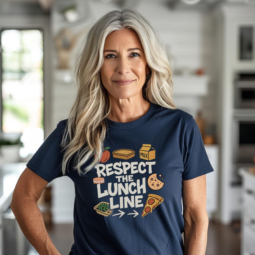 Lunch Lady Tee for Cafeteria Monitor Graffiti-style Shirt Funny School ...