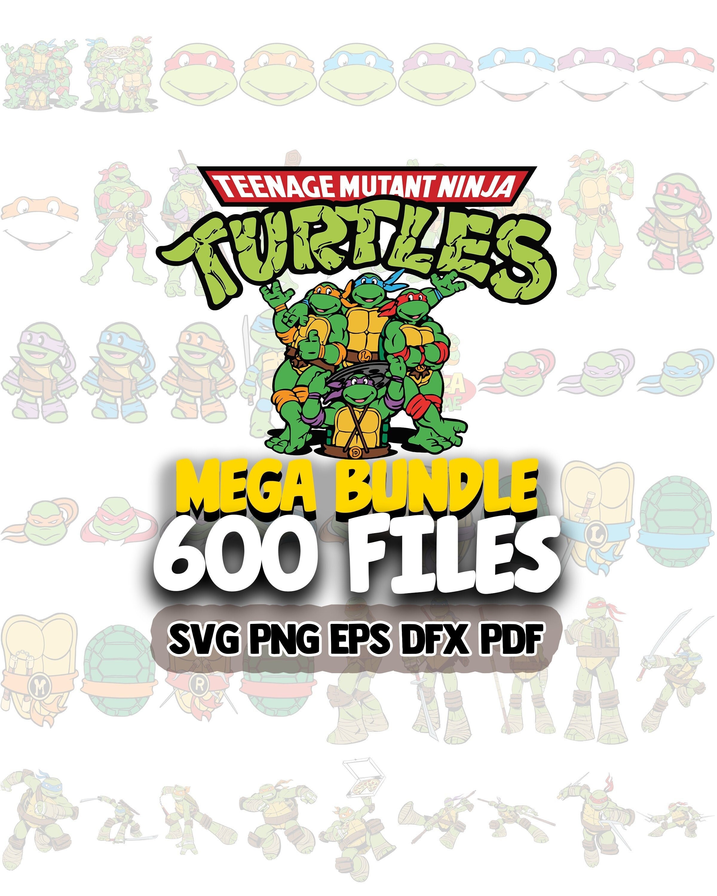 Ninja Turtles Svg Ninja Turtles Clipart Bundle Ninja Turtles - Etsy ...