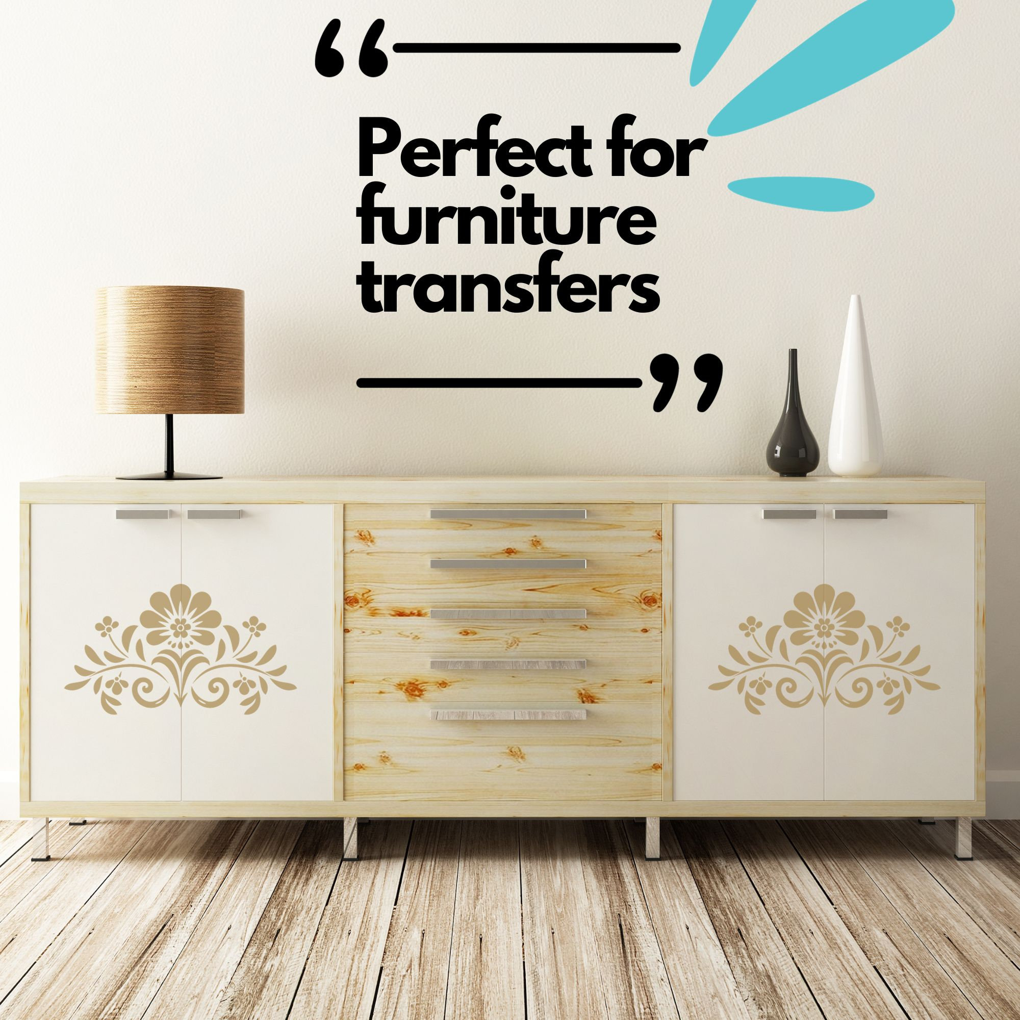 Scandi SVG Stencils, 28 Delft Blue Folk Art Floral Bouquets and Footer ...