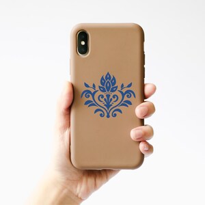 Scandi SVG Stencils, 28 Delft Blue Folk Art Floral Bouquets and Footer ...