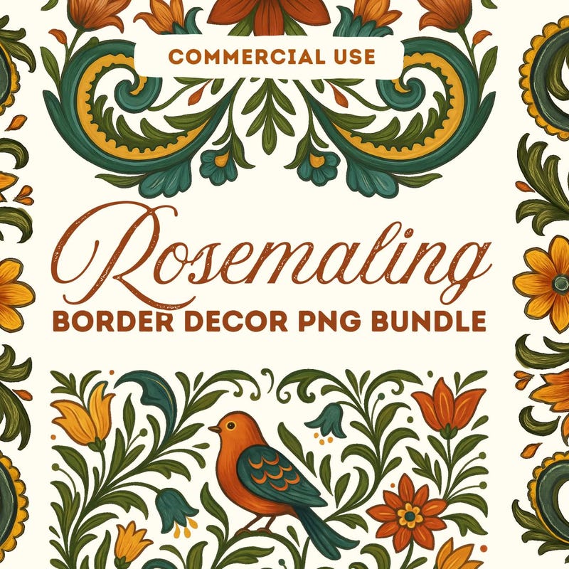 Rosemaling - Etsy