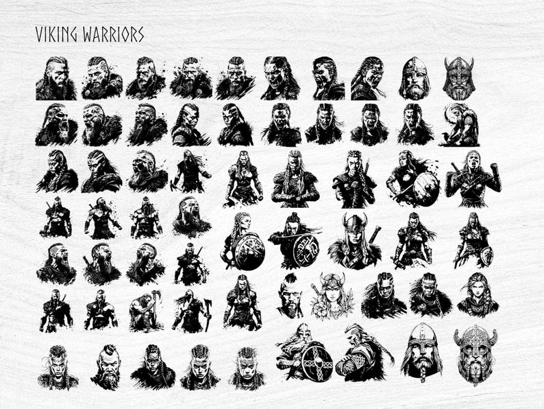 Complete Viking SVG PNG Bundle 3000 Files for Laser Cutting, Cricut ...