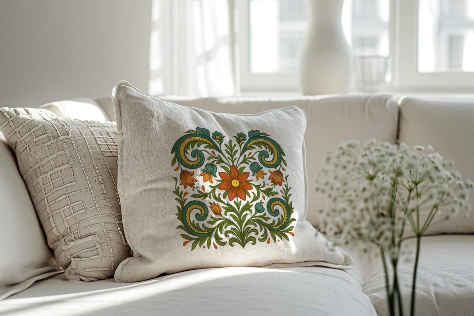 Rosemaling Folk Art Clipart Bundle. Norwegian Border Decor Digital ...