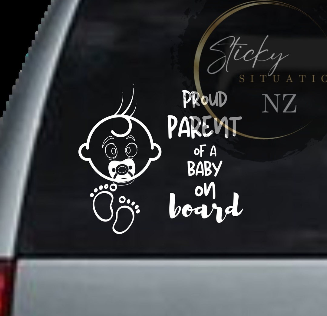 Proud Parent of a Baby on Board Sticky Collections - Etsy