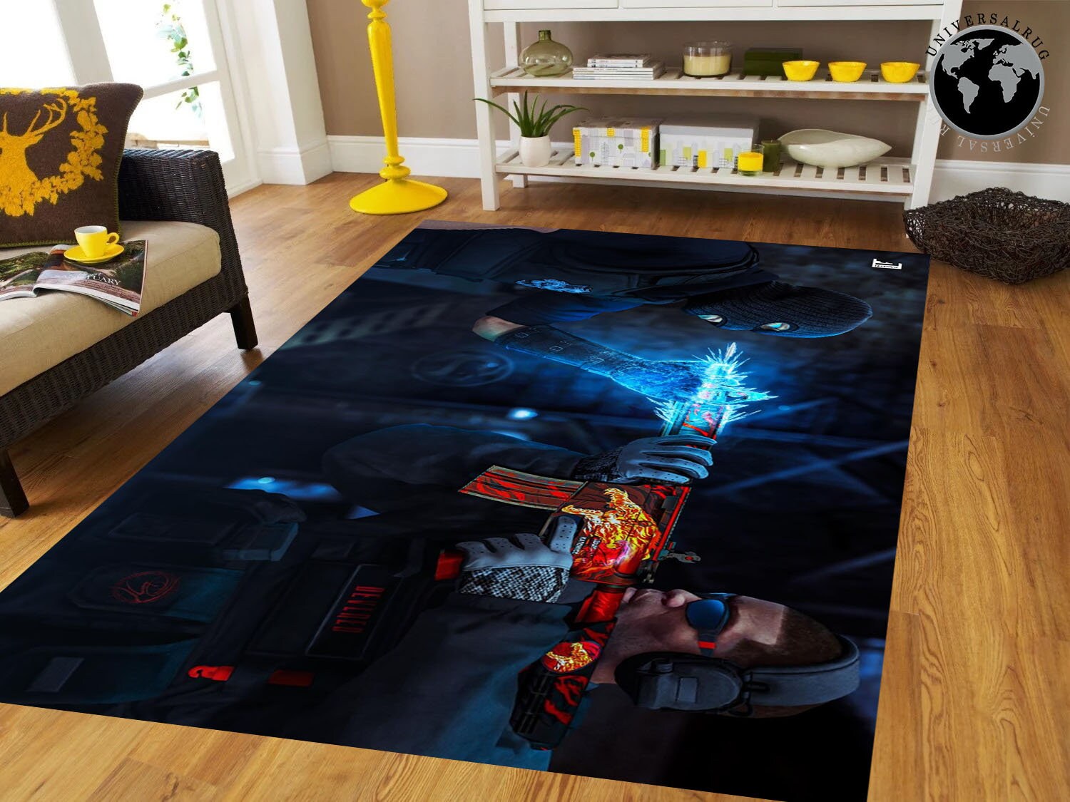 Counter Strike Global Offensive, CSGO Rug, Game Themed Rug, CS GO Rug ...