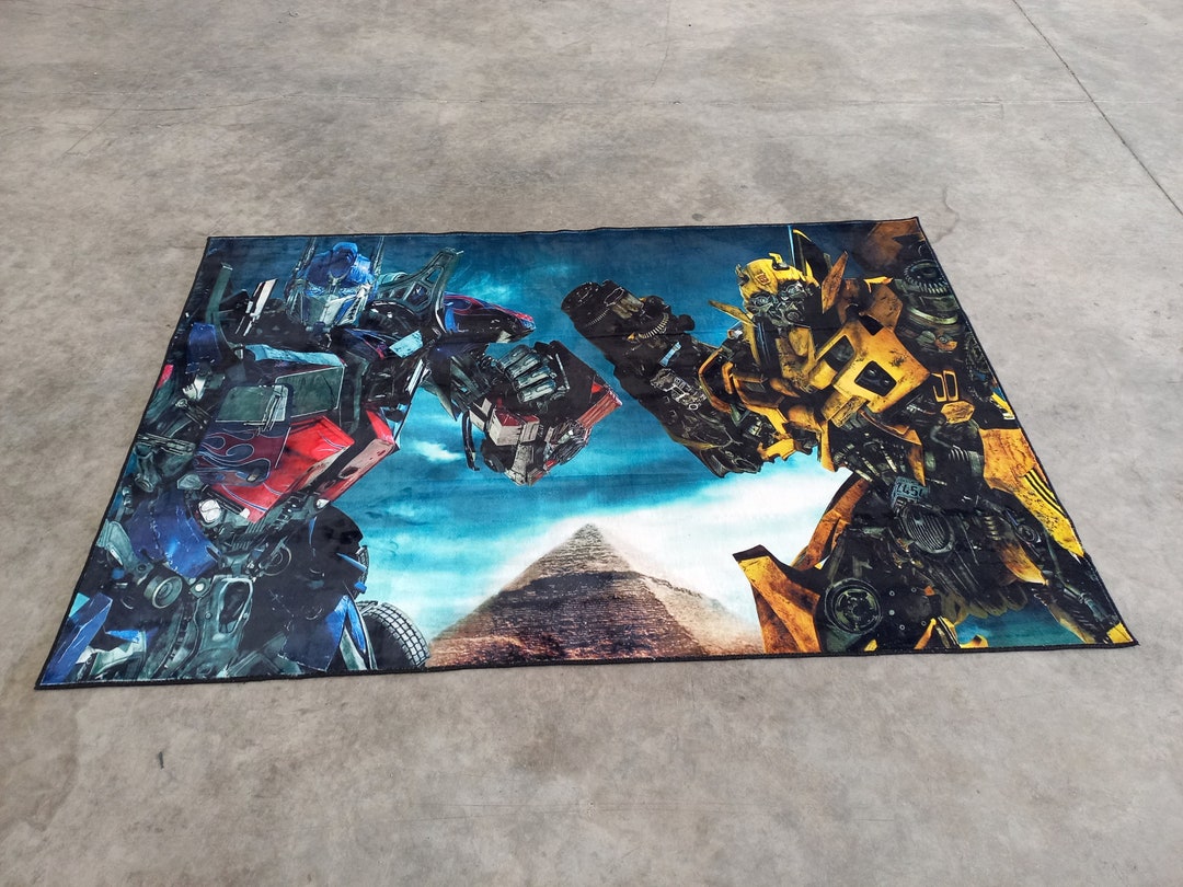 Bumblebee Rug, Transformes Rug, Optimus Rug, Movie Themed Area Rug ...