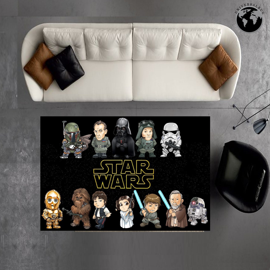 Starwars Darth Vader Rug Star Wars Rugstar Wars Day - Etsy