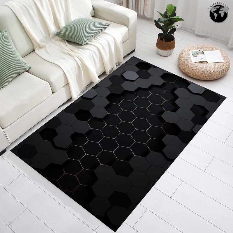 Hexagonal Rug - Etsy