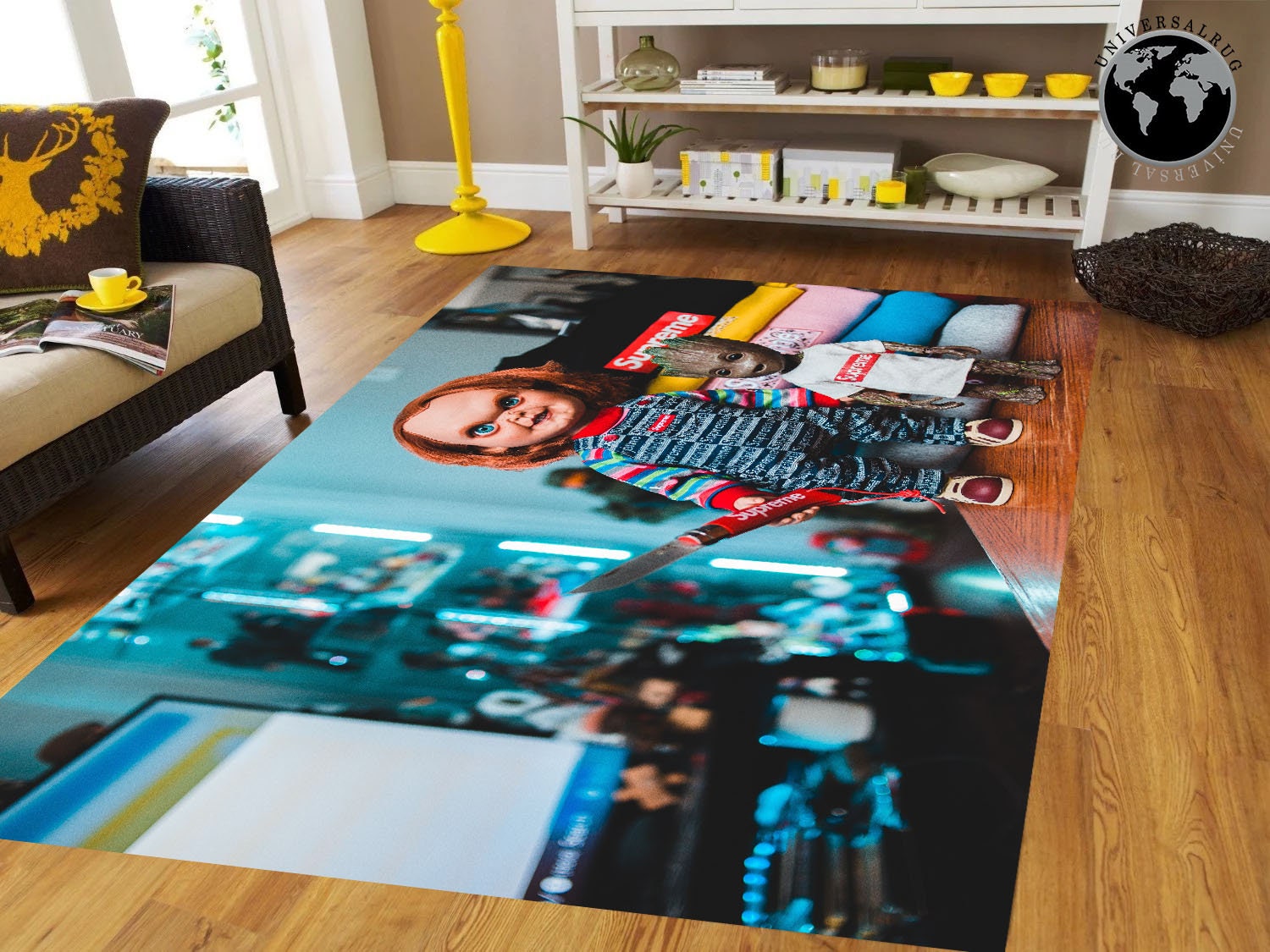 Chucky Rug,groot Rug for Kids, Cartoon Rug, Kids Room Rug, Thematic Rug ...
