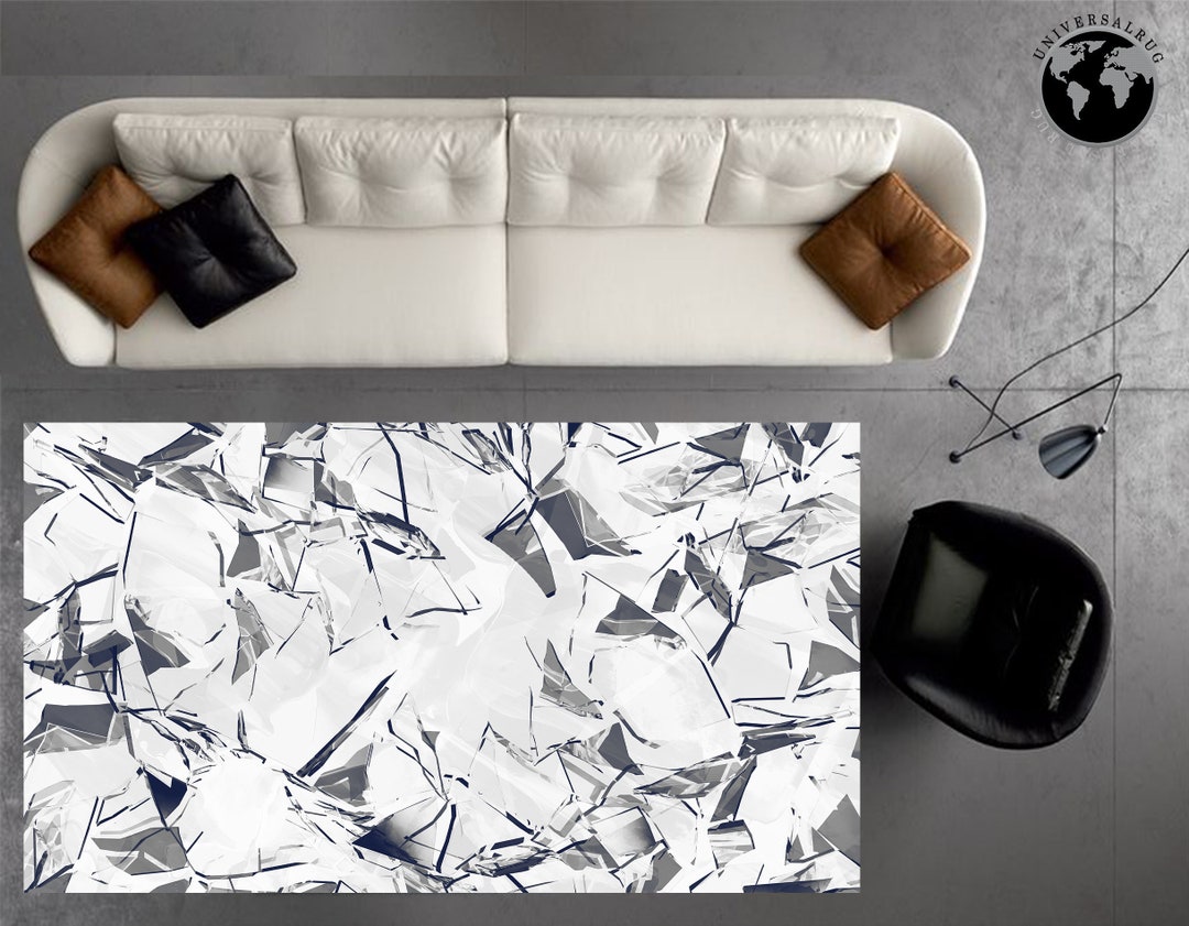 Glass Rug, Glass Pattern Rug, Pine Rug, Crystal Rug, Crystal Pattern ...