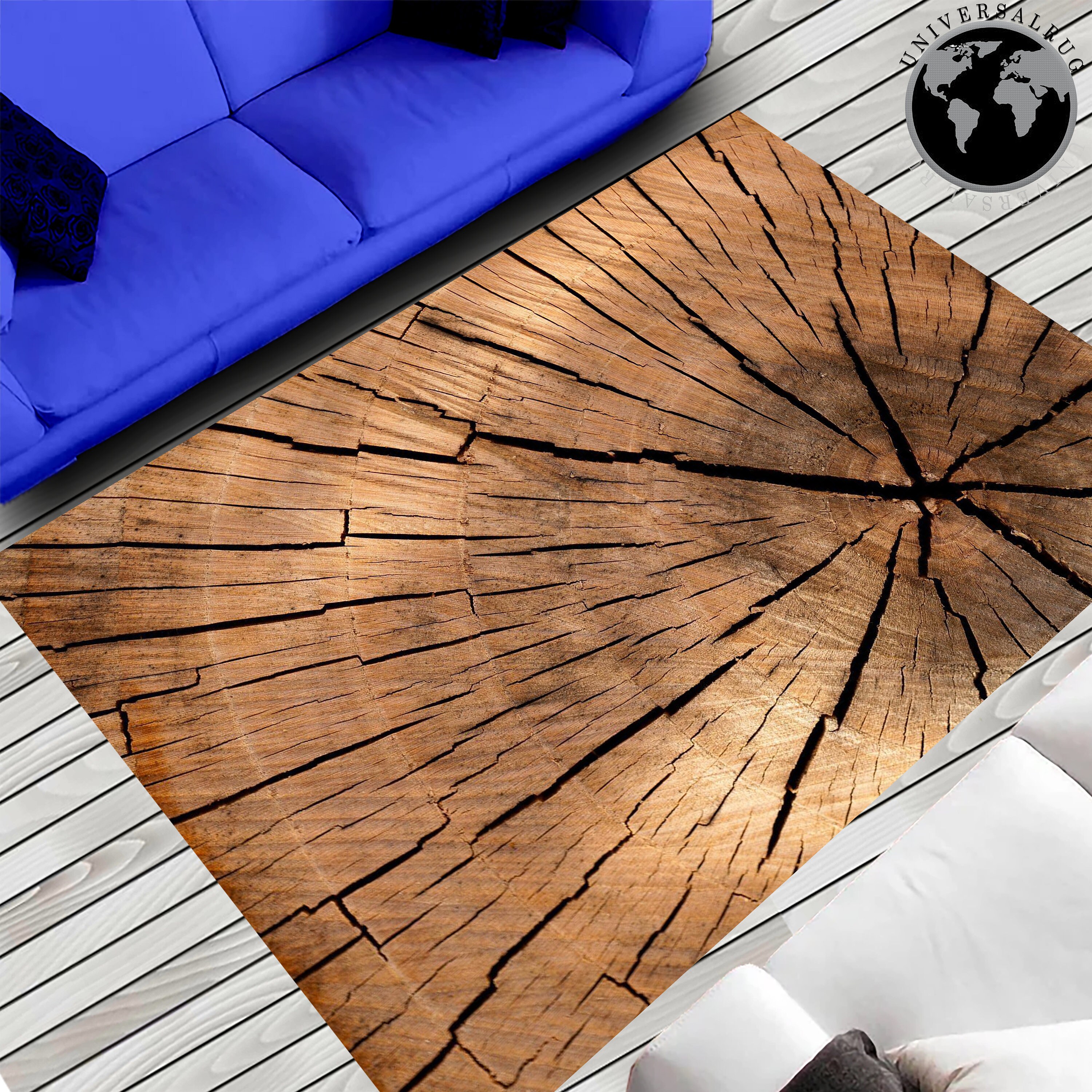 Wood Rug,wood Pattern Rug,tree Rug ,wood Trunk Rug,wooden Rug,kitchen ...