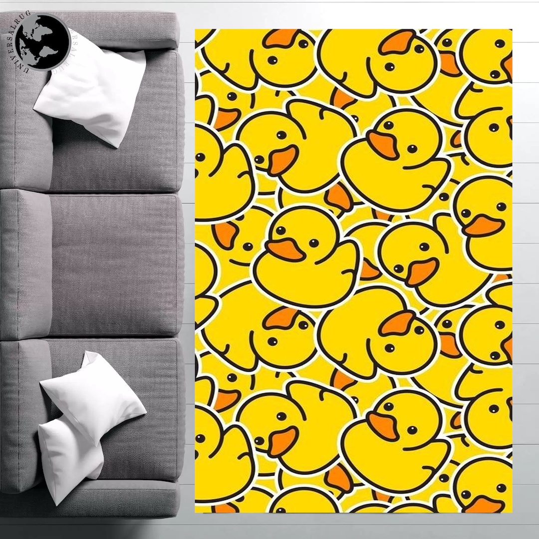 Duck Rug, Baby Duck Rug, Baby Room Rug, Animals Rug, Cute Duck Rug ...