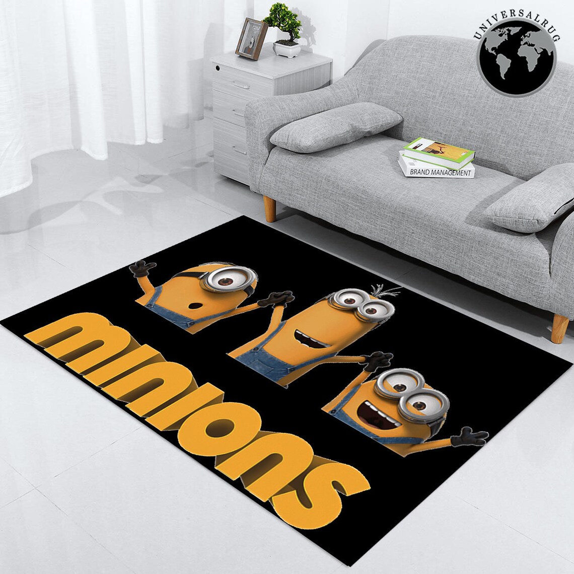 Minions Cartoon,minions Rug,child Gift,kids Game Rug,play Room Decor ...