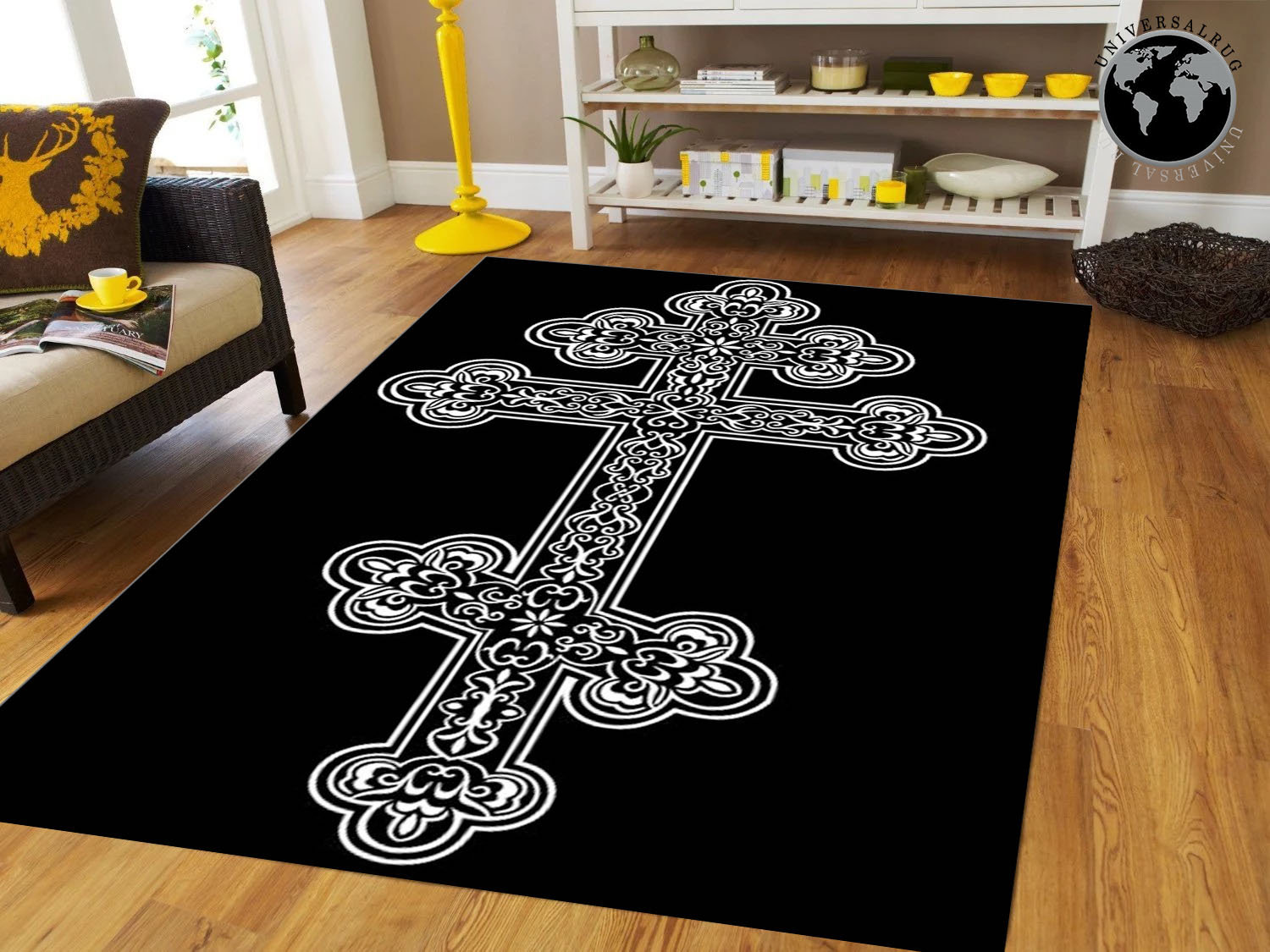Sign of the Cross Rug, Christian Rug, Catholic Art Rug, Christian Art ...