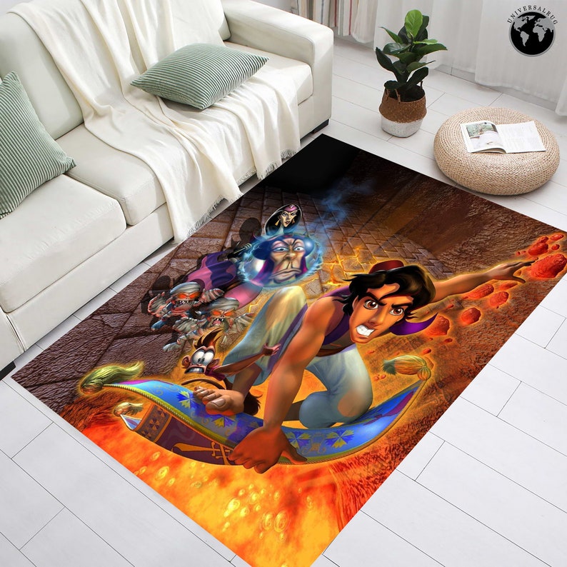 Aladdin Rug, Aladdin, Magic Rug Aladdin, Tale Magic Rug, Cartoon Rug ...