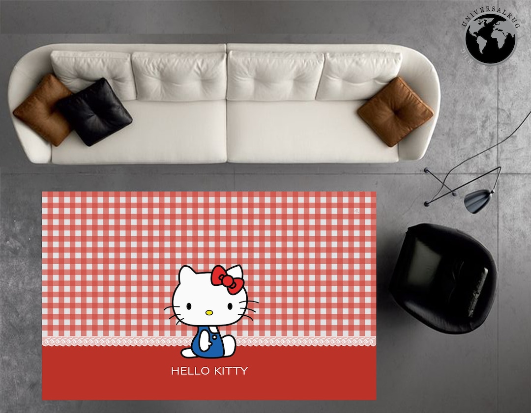 Hello Kitty, Hello Kitty Rug, Hello Kitty Rug, Nursery Rug, Preschool ...