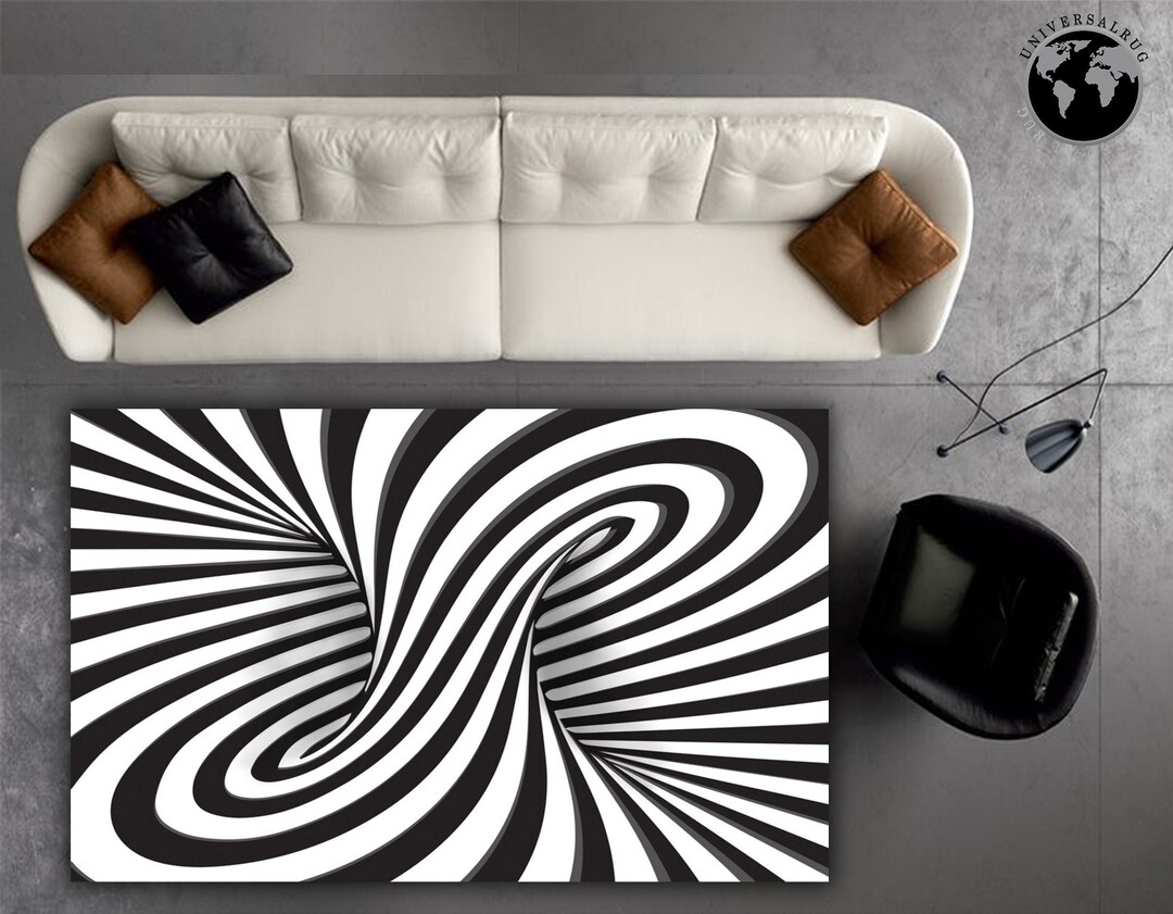 Illusion Rug, 3D Illusion Rug, 3D Effect Rug, Illusion Themed Rug ...